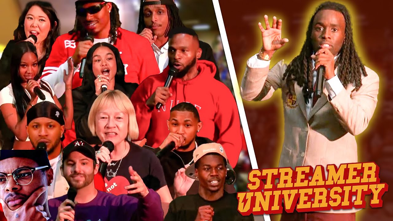 Streamer University Orientation Day: Meet the Professors! Kai Cenat's ...