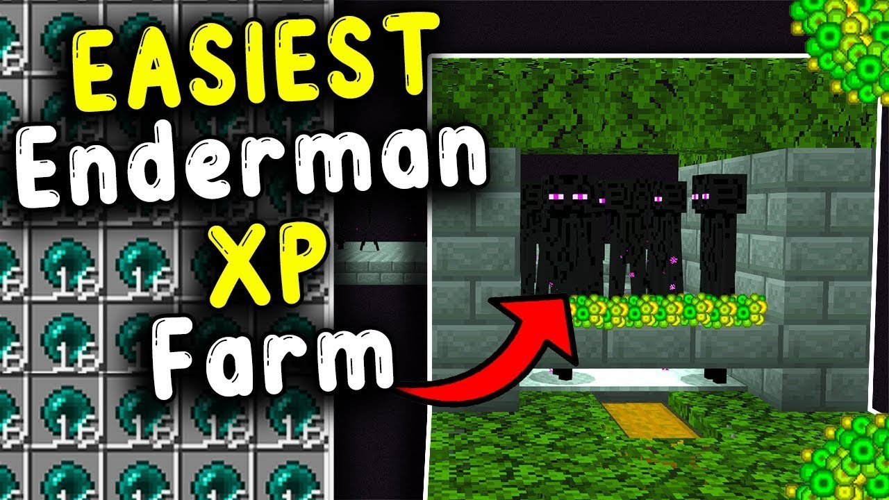 EASIEST Enderman XP Farm! Minecraft Bedrock 1.21! - YouTube