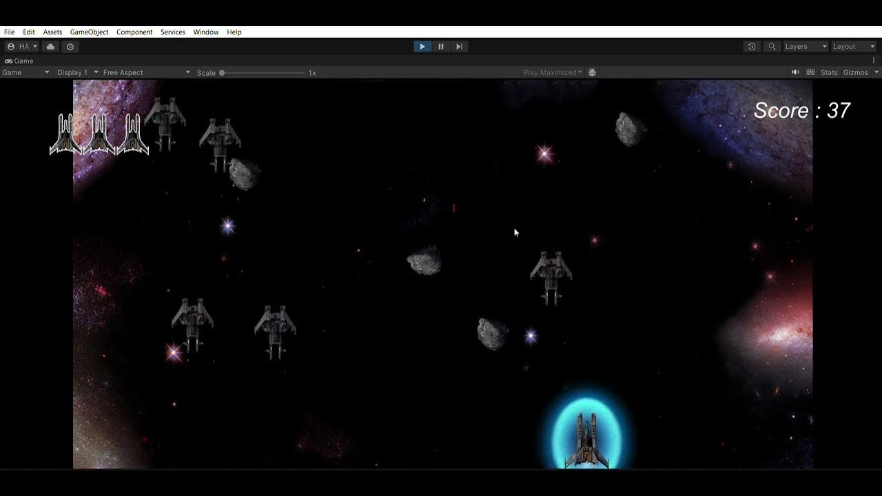 Space Shooter 2D - YouTube