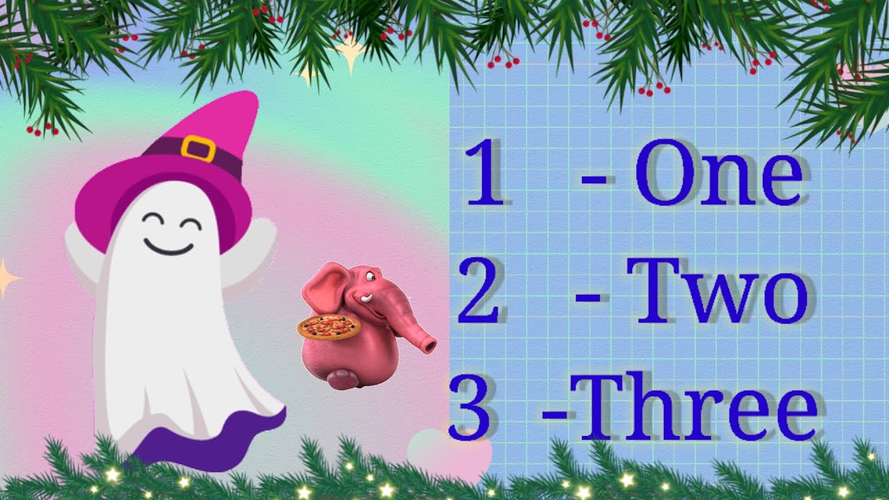 Fun and Easy Math Lesson : Learn to Count From 1 to 10 With Number Name ...