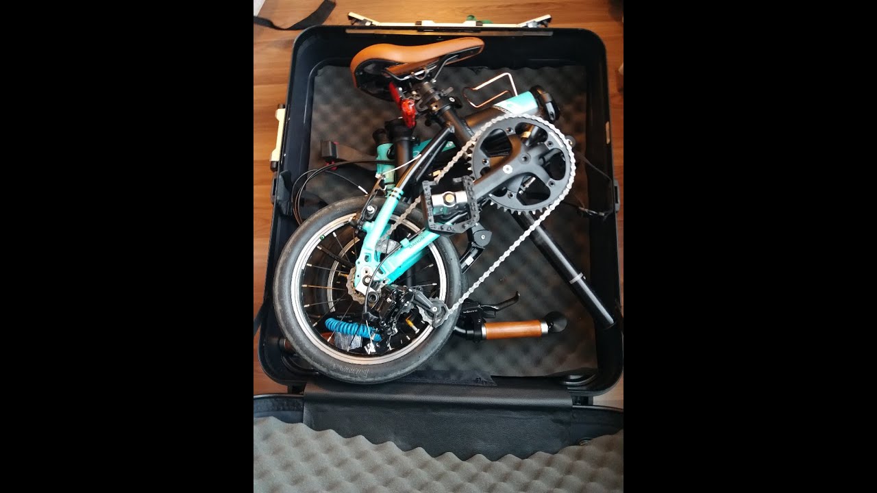 飛行機輪行、ダホンK3をパッキングして帰国準備 Packing Dahon K3 for Flight back to Japan - YouTube