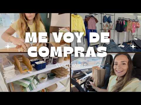 ME VOY de COMPRAS para la CASA 🏠 HAUL de ROPA INTERIOR y PIJAMAS 👙 UÑAS para el VERANO 🪻 #vlogdiario