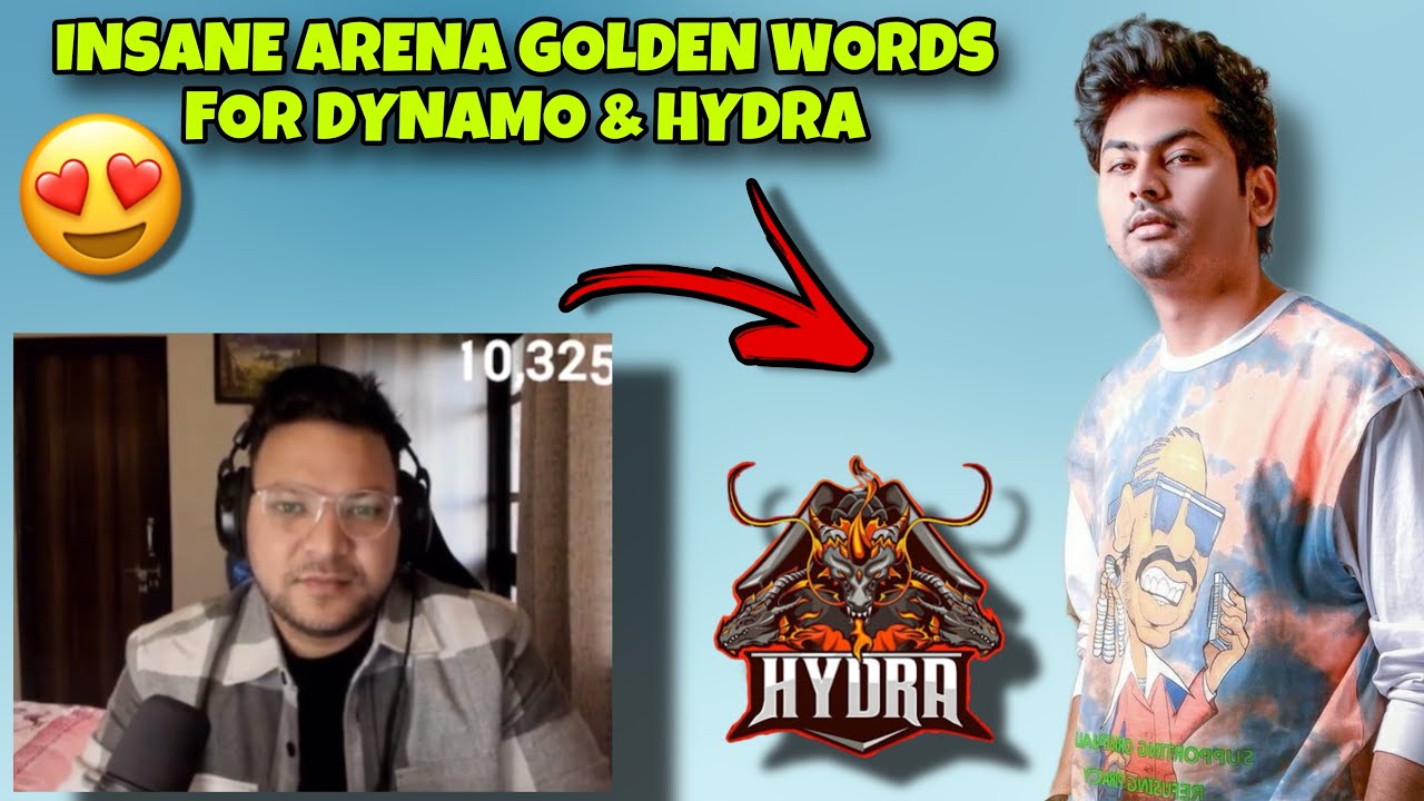Insane Arena golden Words For Dynamo Gaming & Hydra 🥰😍 | Hydra Gamer ...