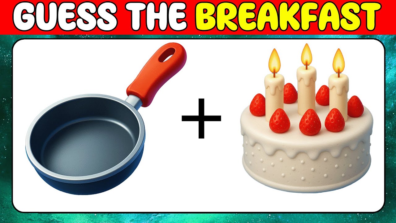 Guess The FOOD By Emoji? 🥛🥣 Breakfast Emoji Quiz | Quiz Heat - YouTube