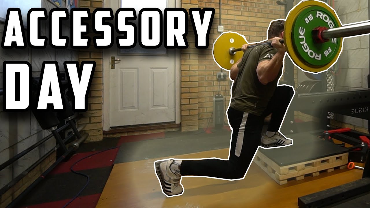 Powerlifting Peak Week - Day 4 - Accessories - YouTube