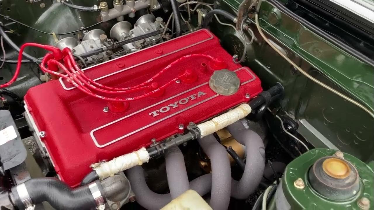 昭和48年式 TE27スプリンタートレノ 2T-G＆SOLEX タコ足マフラーby旧車のFLEX - YouTube