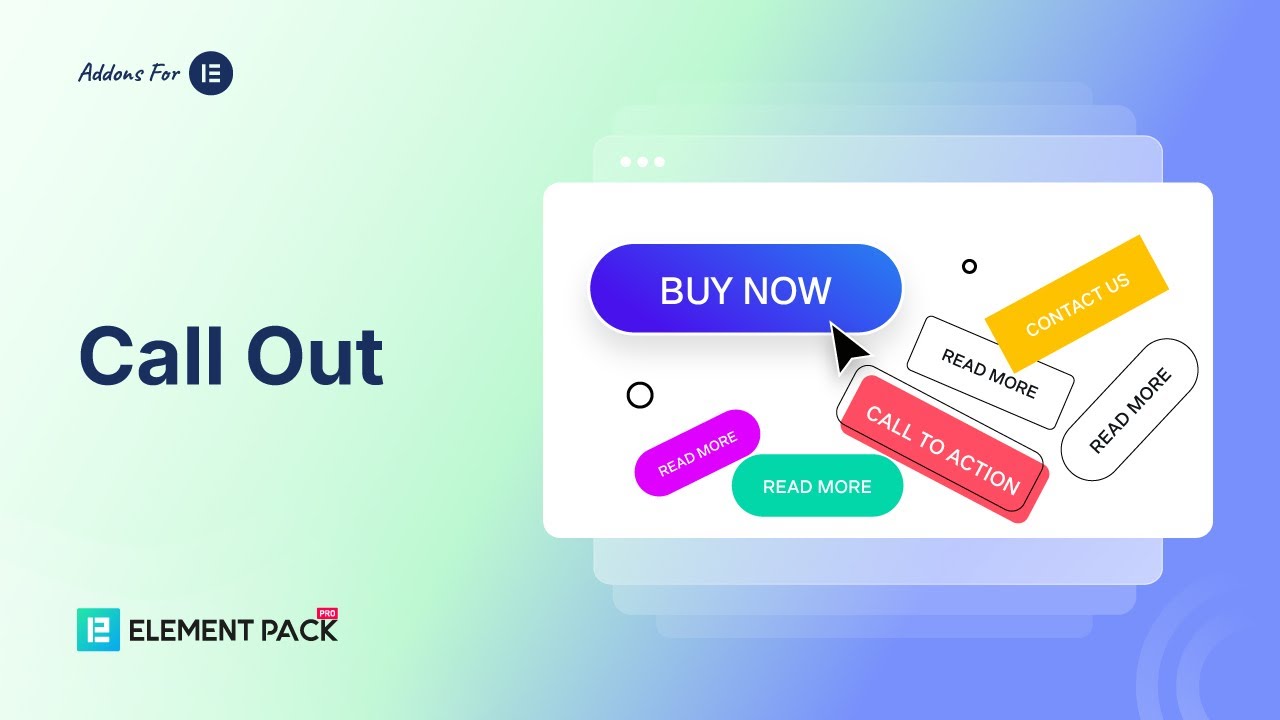 How to Use Call Out Widget by Element Pack - YouTube