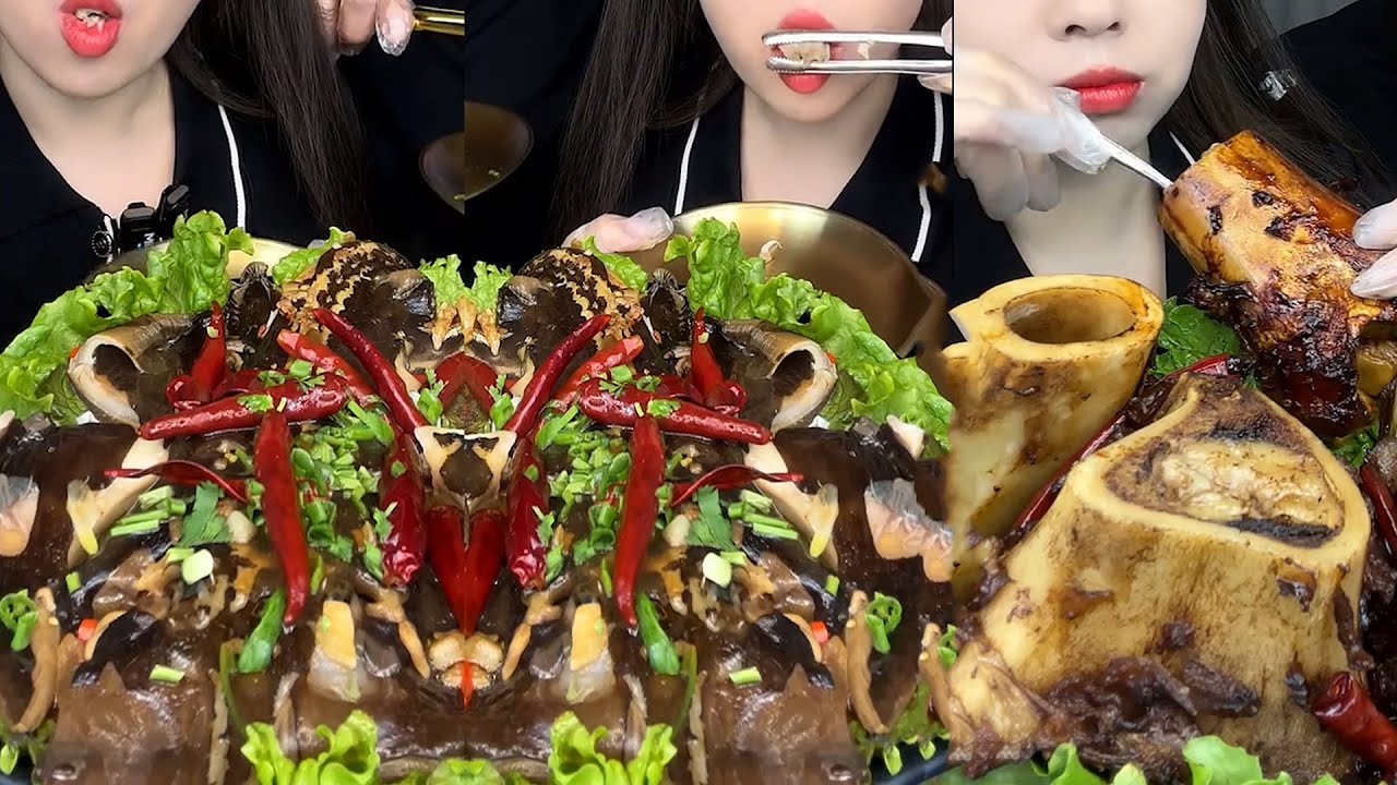 eating asmr mukbangs foods #261 - YouTube