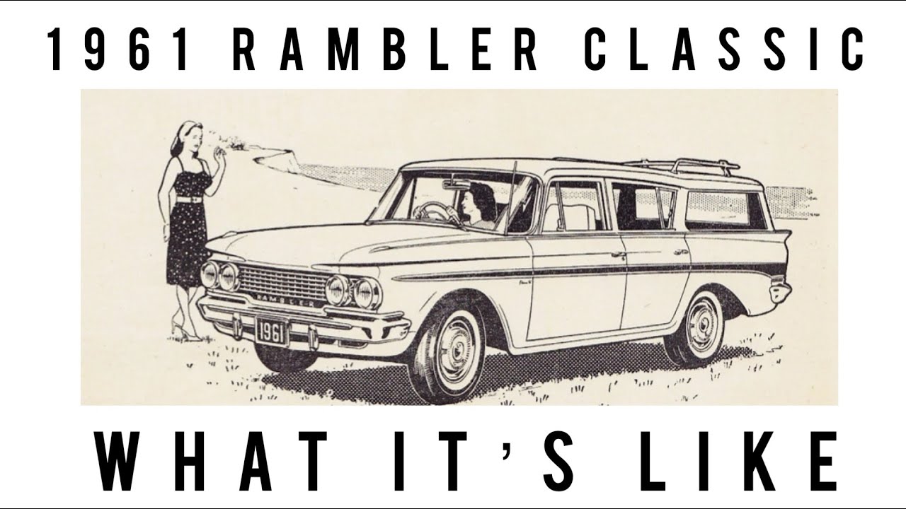 1961 AMC Rambler classic deluxe cross country wagon review - YouTube