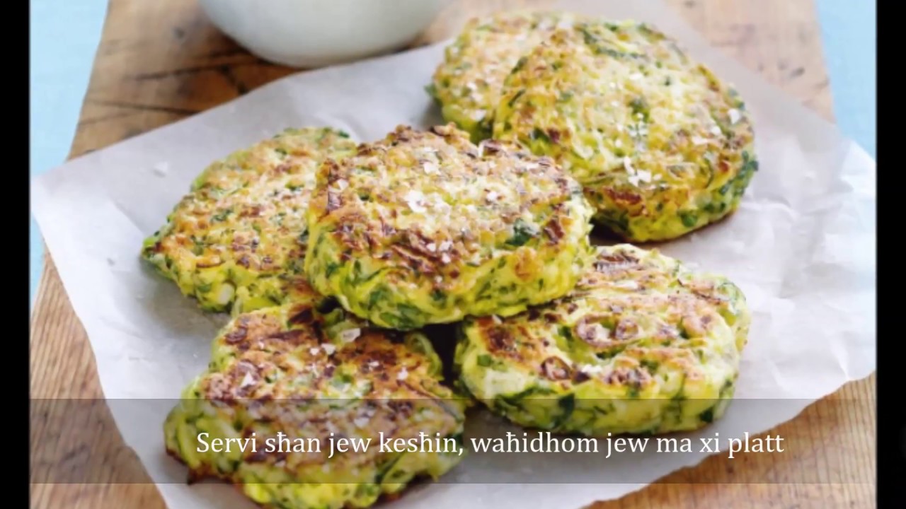 Pulpetti tal qarabagħli (zucchini fritters) - YouTube