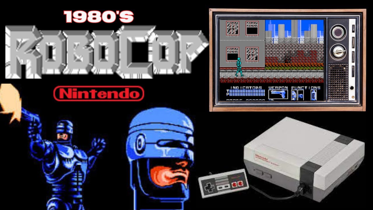 Robocop (1988) NES | Side-Scrolling Run and Gun #retrogaming #robocop ...