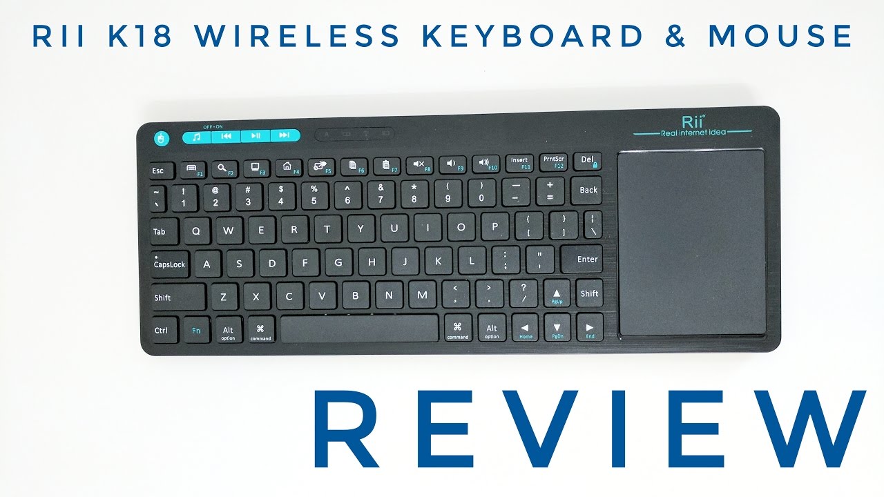 Rii K18 Wireless Keyboard & Mouse for TV Box, Windows, Mac, Raspberry ...