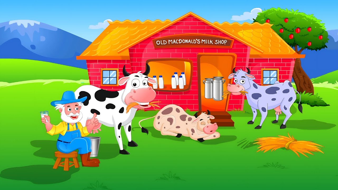 Old MacDonald | Old MacDonald Had A Farm - 3D Animation English Nursery ...