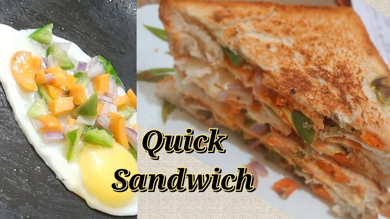 Quick sandwich recipe!!10.min.m banaye egg sandwich, bread sandwich ...