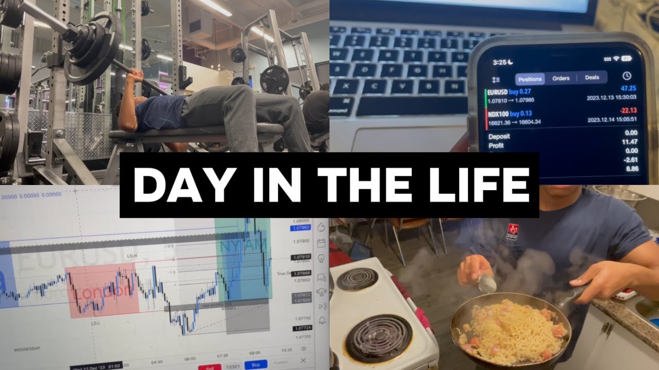 Day in the Life of an 18y/o Trader EP4 - TeddyFX - YouTube