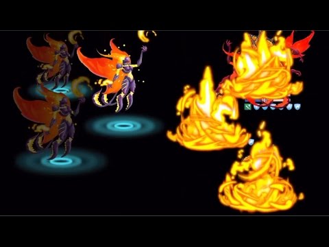 Monster Legends - Leviana level 130 combat x3 leviana - YouTube