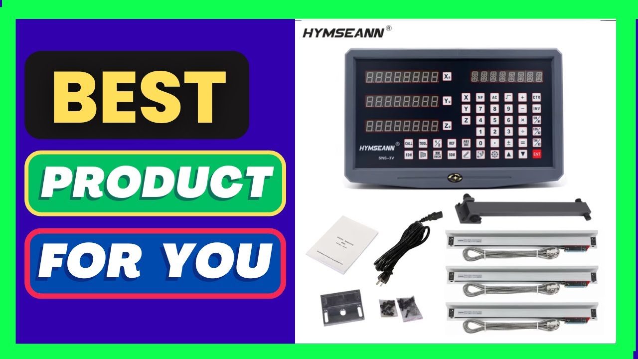 SNS-3V Milling Lathe Machine DRO - YouTube