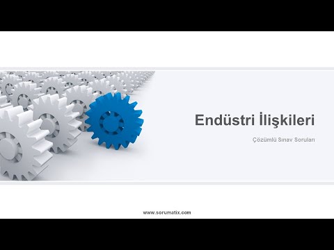 Endüstri İlişkileri Dersi Çözümlü Sınav Soruları | ✅ Youtubedaki En iyi Çözümlü Sorular