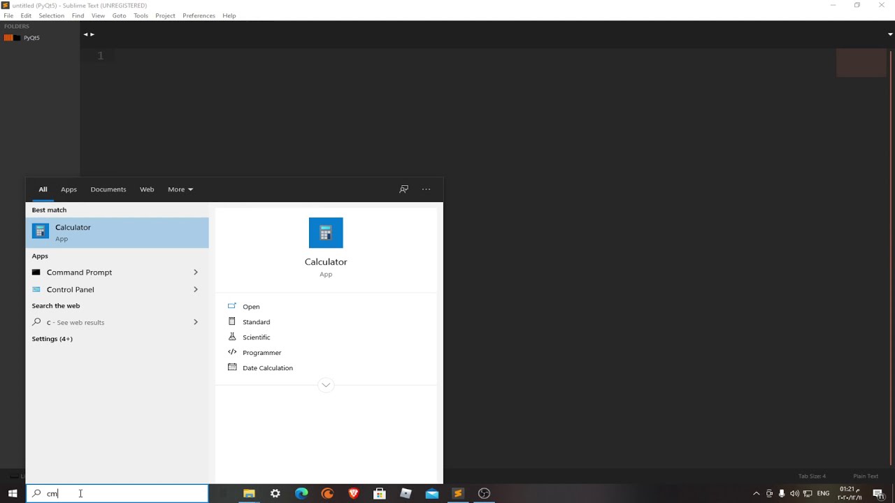 01 PyQt5 First Window in Python - YouTube