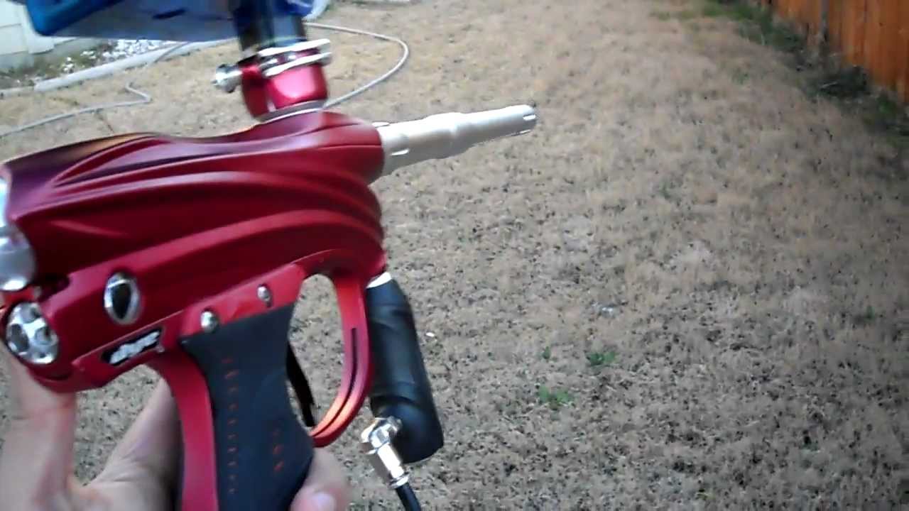 Dye DM8 full auto. 10 bps - YouTube