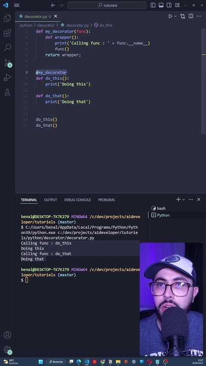 Cest Quoi Decorator Pattern En Python Programming Coding Youtube