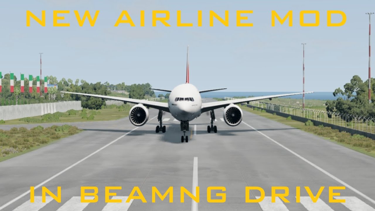 new airline mod in beamng drive - YouTube