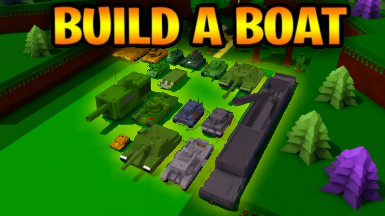 All of my tanks in Build a Boat for Treasure - YouTube