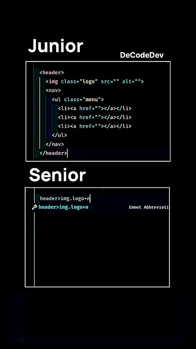 Senior Dev Op Coding Abbreviation Vscodeshortcuts Youtube