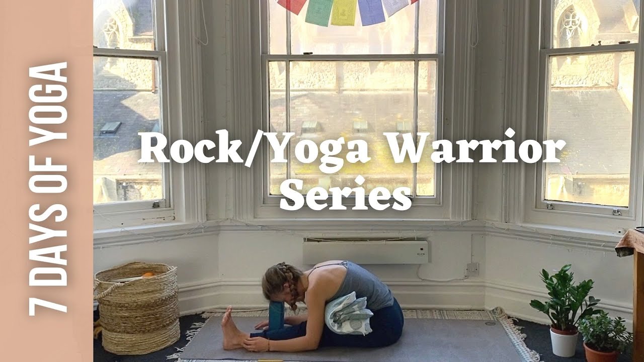Day 5 - Rock/Yoga Warrior | Breathing & Stretches to Unwind - YouTube