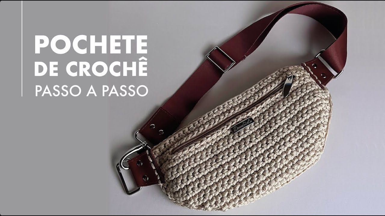 Tutorial Pochete de crochê | Passo a passo - YouTube