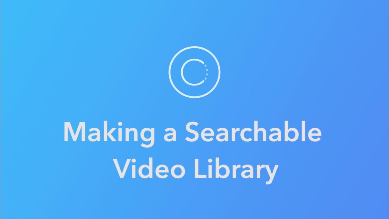Ionic Creator Tutorials // Making a Searchable Video Library - YouTube