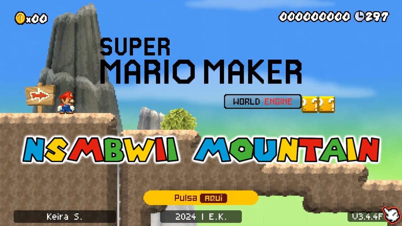 NSMBW Mountain | SMMWE | Textura | MOD - YouTube