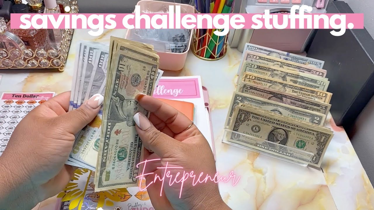 Stuffing Savings Challenges | 100 Envelope Challenge | OhmyfroBudgets ...