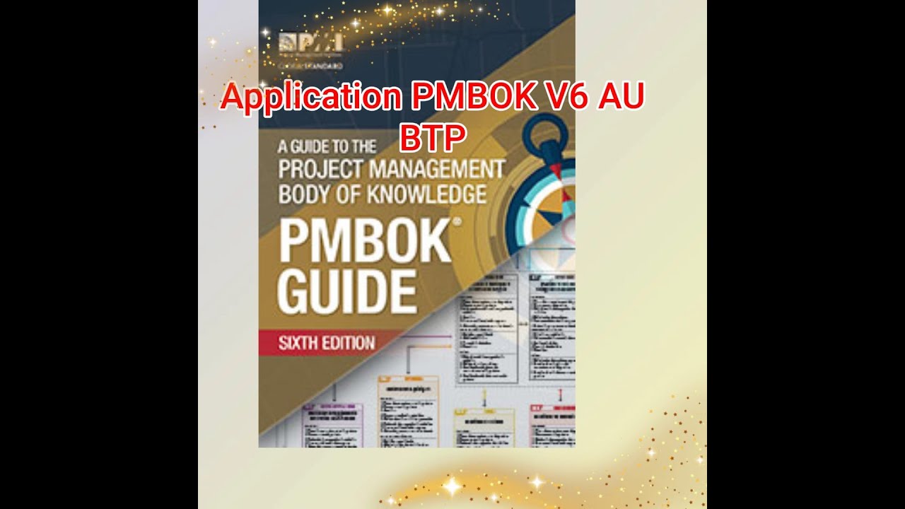 Gestion des Projets BTP -Base PMBOK V6 - YouTube