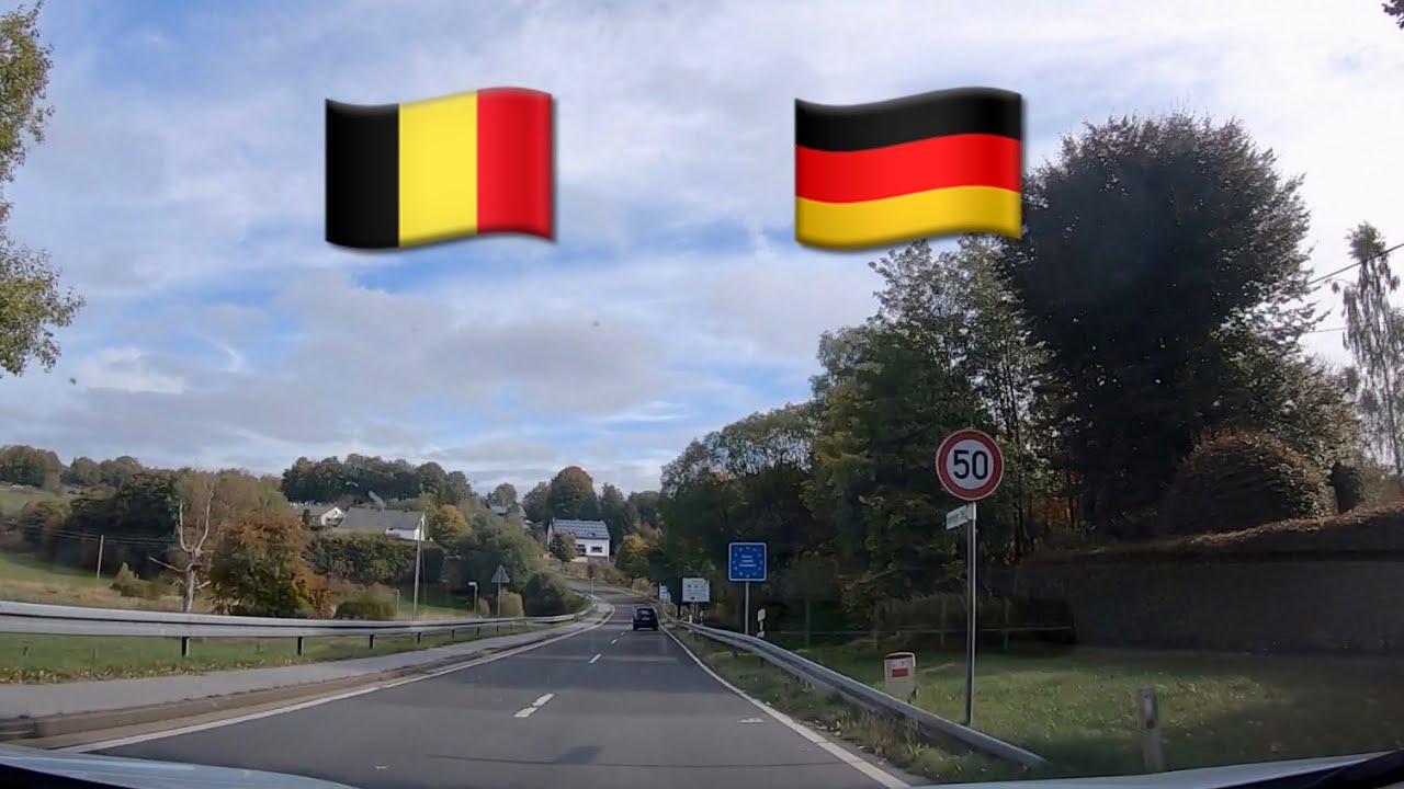 Bütgenbach. Belgium - Kalterherberg. Germany / Border Crossing - YouTube