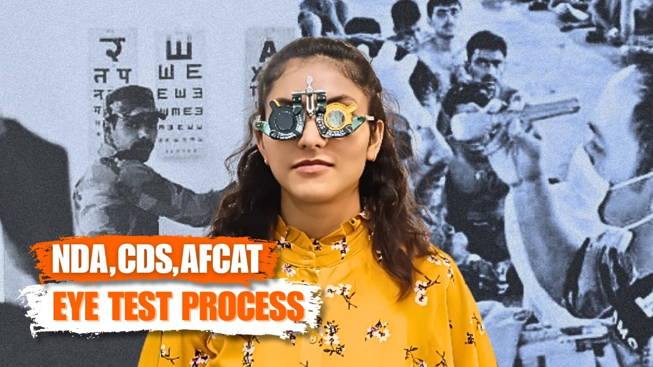 Eye Mock Test Procedure and Visual standard for NDA, CDS, AFCAT, SSC ...