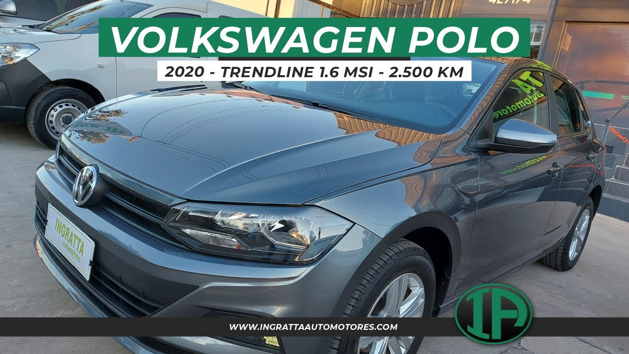 VOLKSWAGEN POLO TRENDLINE 1.6 MSI - 2020 - 2.500KM - OPORTUNIDAD - YouTube
