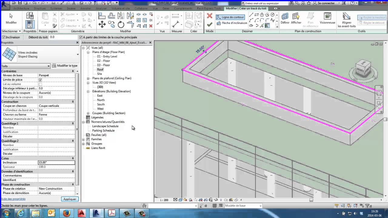 Revit ARC 2014: Ex. 3.8 - YouTube