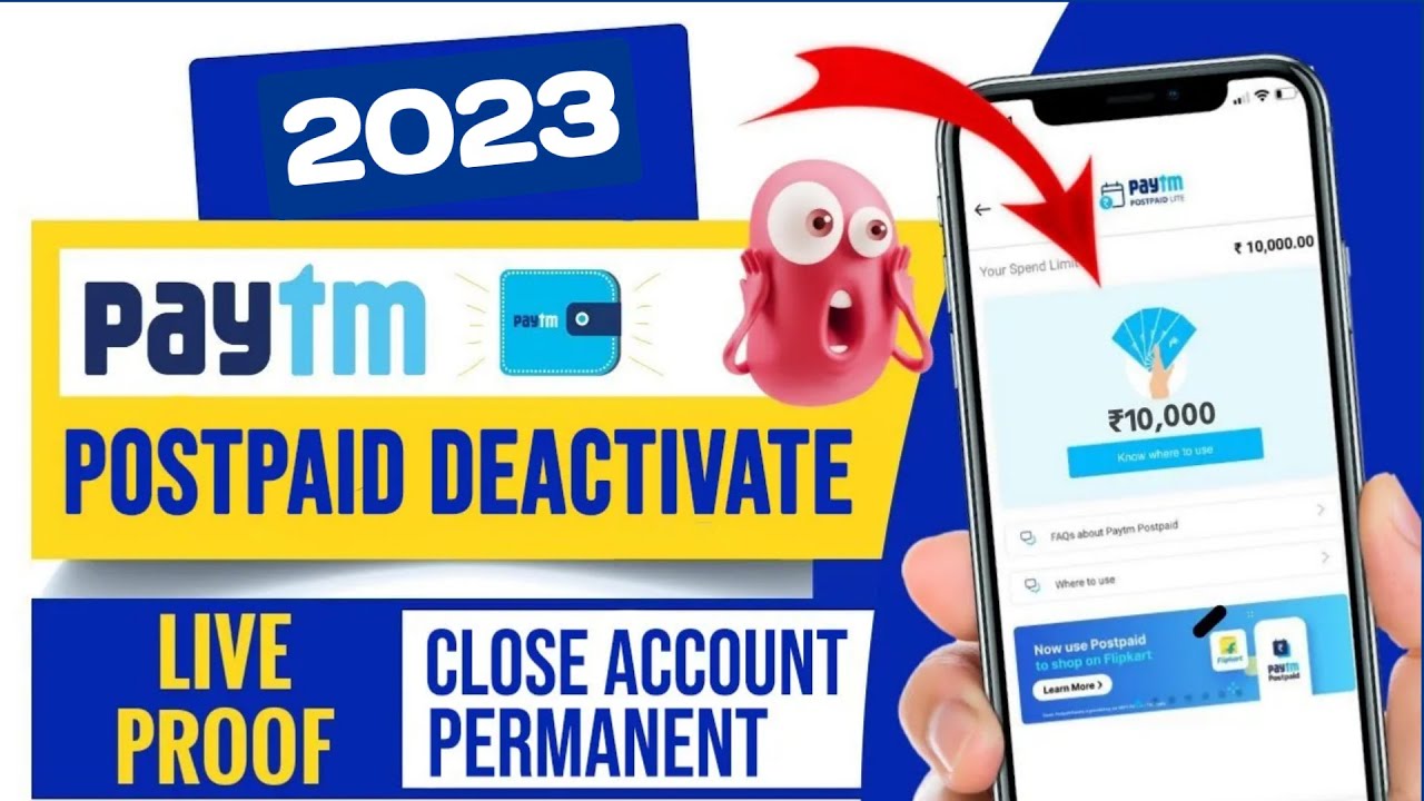 Close Paytm Postpaid - How to Deactivate Paytm Postpaid Account | Paytm ...