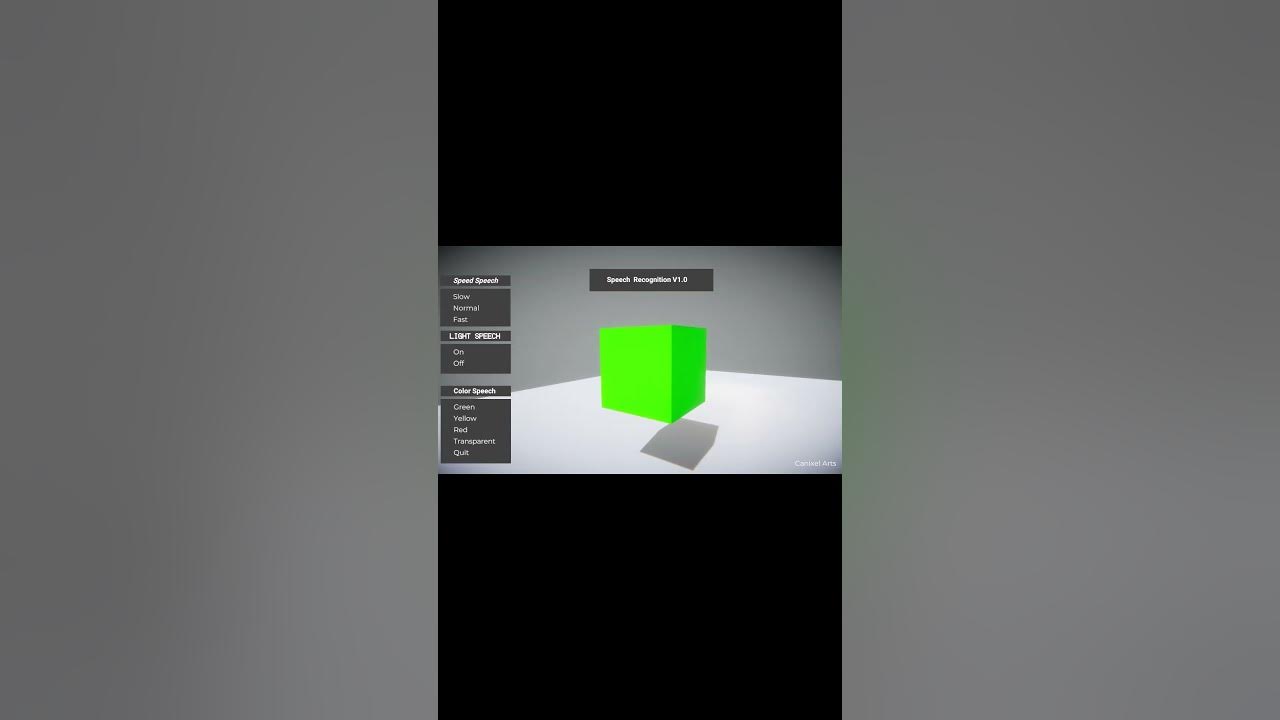 Unity Speech Recognition (Downloadable) #shorts #unity #gamedev #gamedevelopment #unity3d # ...