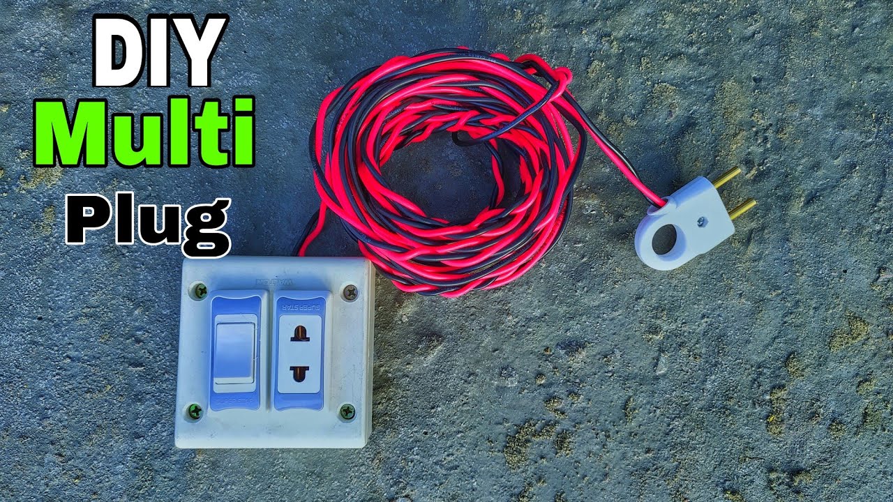 মাল্টি প্লাগ কিভাবে তৈরি করব।।।। DIY Multi plug at home ||Asif Ent ...