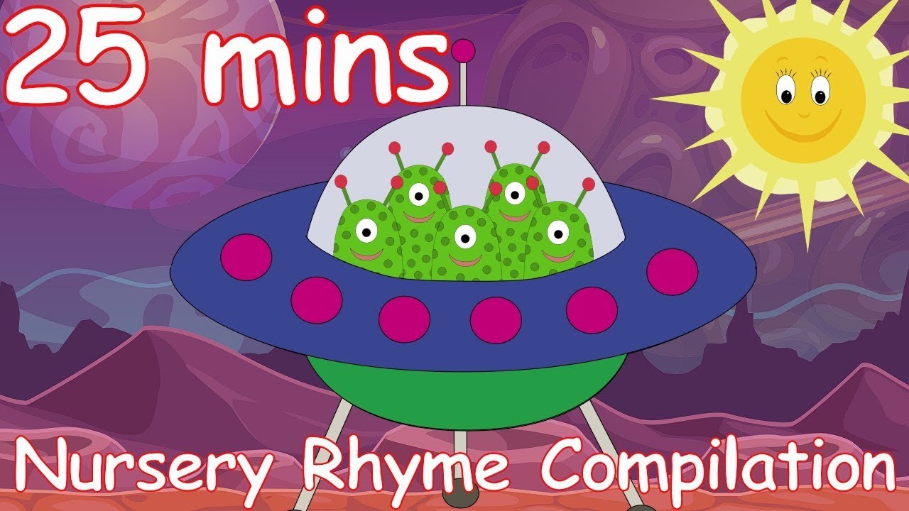 5 Little Men In A Flying Saucer And Lots More Nursery Rhymes! 25 ...