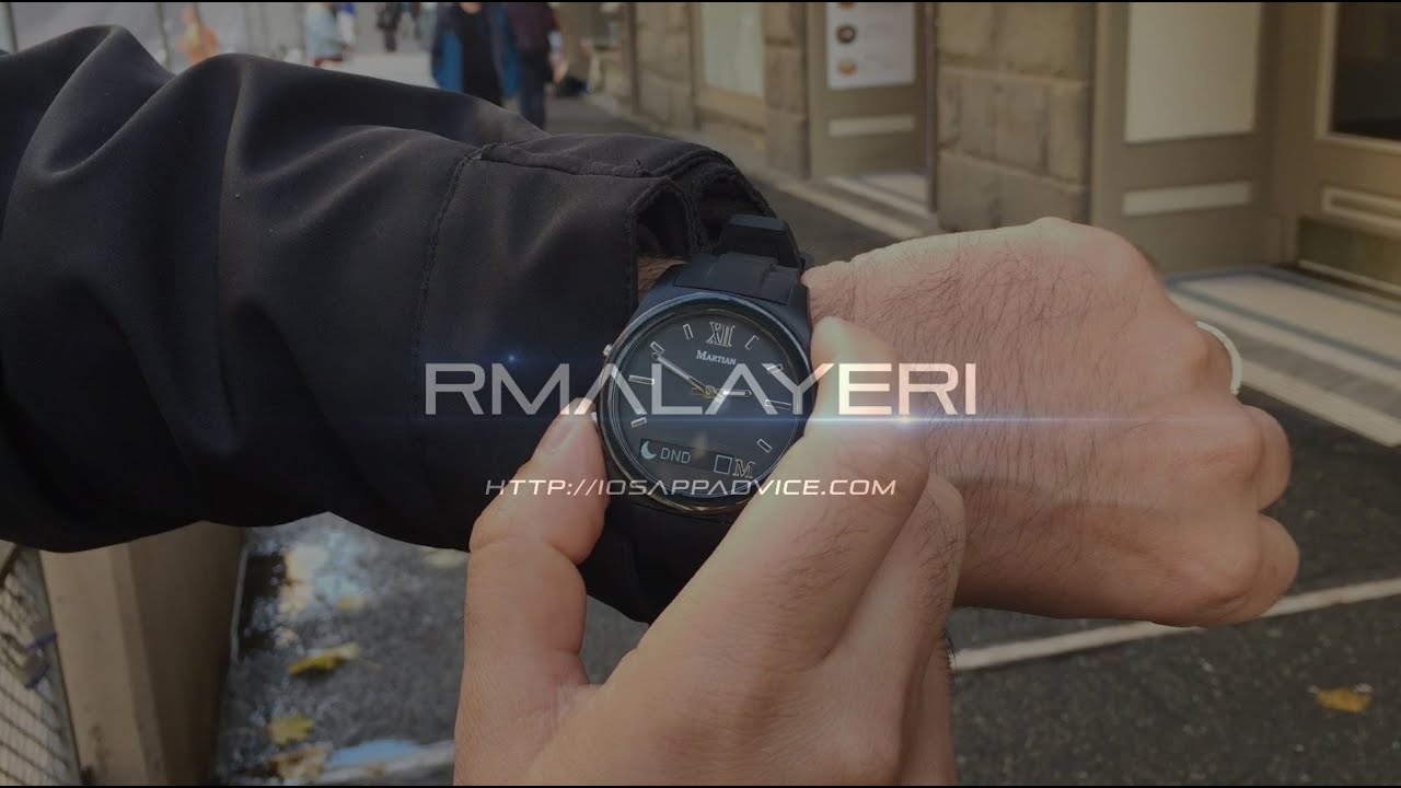 Martian Notifier Smartwatch Review (AT&T) - YouTube