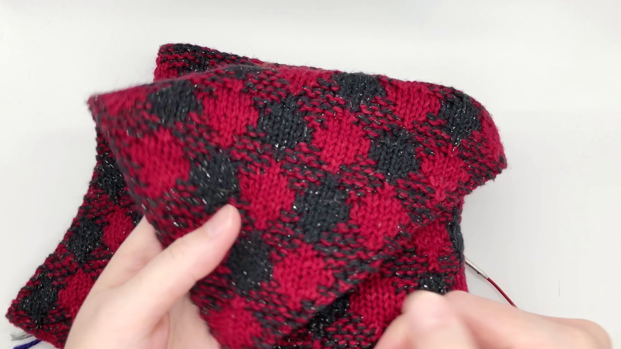 Combining Double Knitting and Double Stranded (Marled) Knitting - YouTube