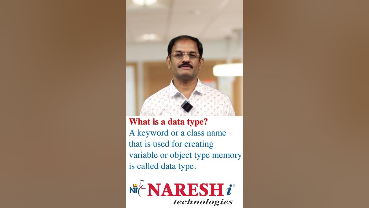 Data Types in Java | Variable Memory | Object Memory | NareshIT - YouTube