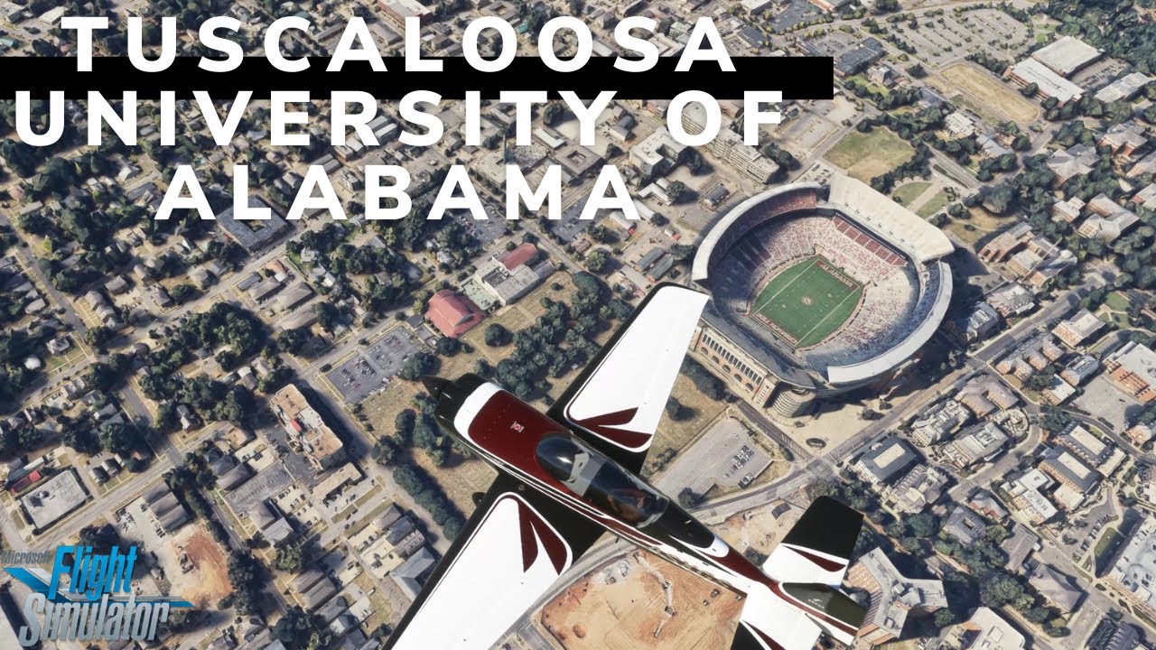 #FS2020 - The University of Alabama (Tuscaloosa - AL - USA) #mods - YouTube
