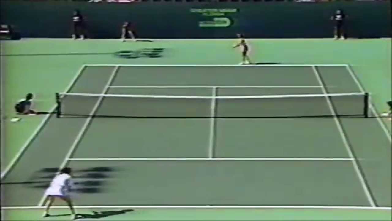 Chris Evert vs Pascale Paradis 1988 Miami 4th round - YouTube