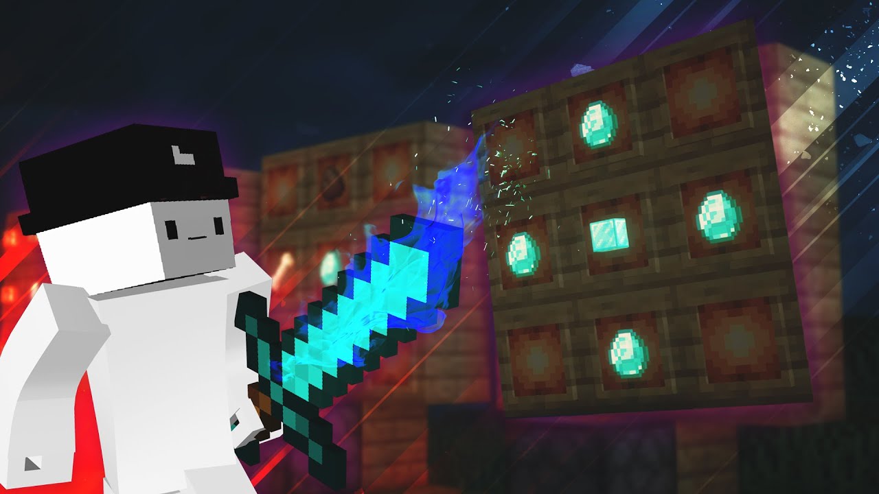 MINECRAFT dar avem CUSTOM diamonds - YouTube