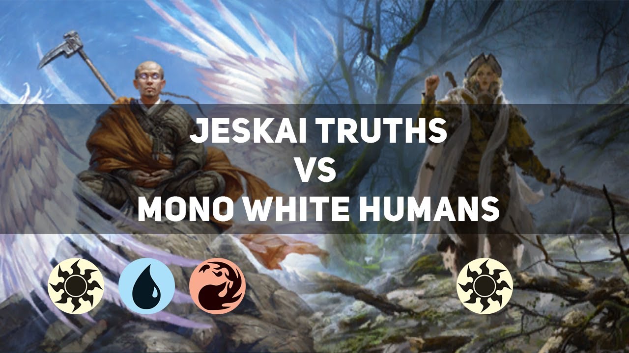 Jeskai Truths vs Mono White Humans | Diamond | MTG:A Historic - YouTube