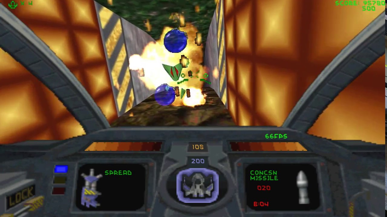 Descent (1994) Windows, MS-DOS Level 4 Gameplay! HD 60fps 3dfx Voodoo 5 ...